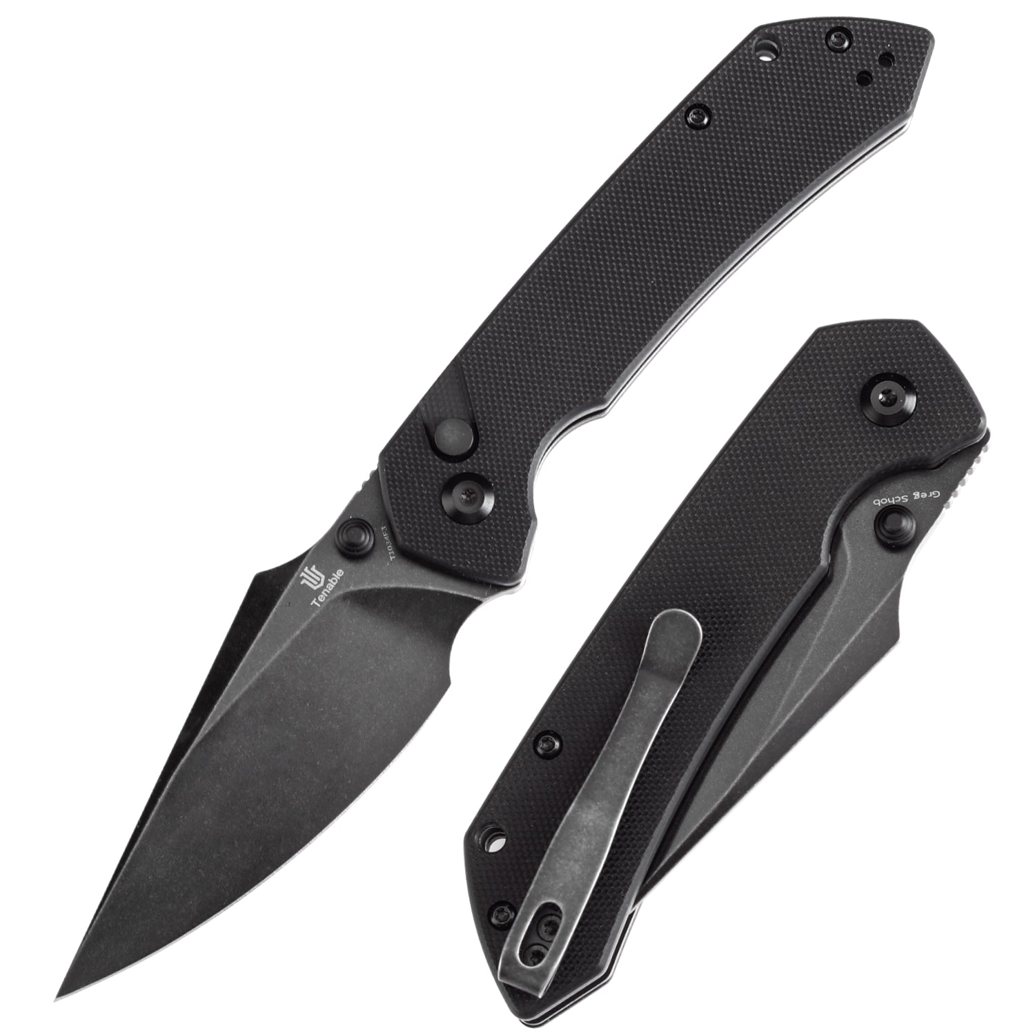 Estimated Released in November Fenrir Button Lock Knife Twill Carbon F ...