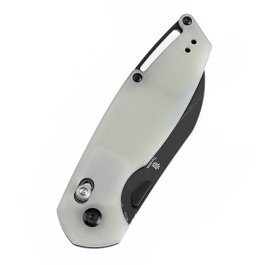 Tenable Model 6 Cross Bar Lock | Jade G10 Handle | 3.1" Blackwash 14C2 ...