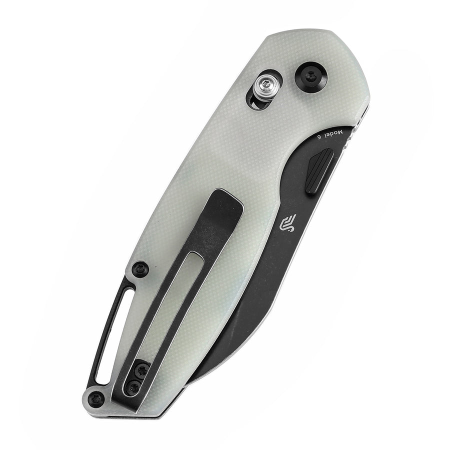 Tenable Model 6 Cross Bar Lock | Jade G10 Handle | 3.1" Blackwash 14C2 ...